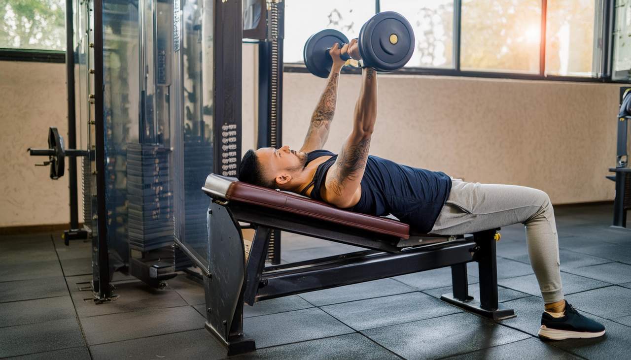 French Press Exercise for Upper Body Strength